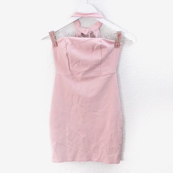 Solemio | Dresses | Solemio Caged Choker Tube Bodycon Dress | Poshmark